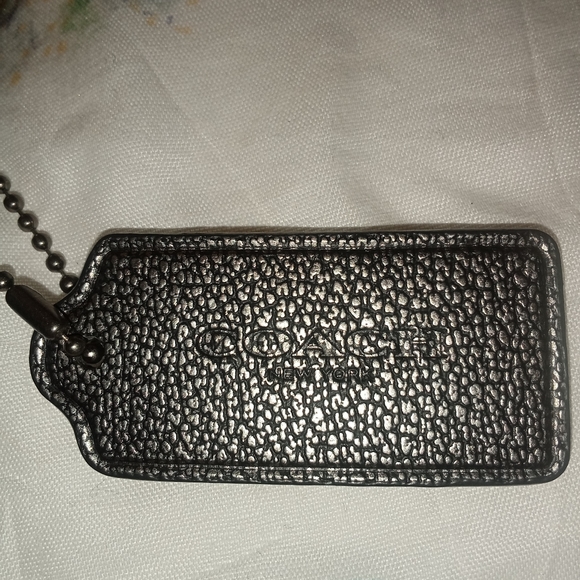 Coach | Bags | Coach Metallic Silver Hang Tag | Poshmark